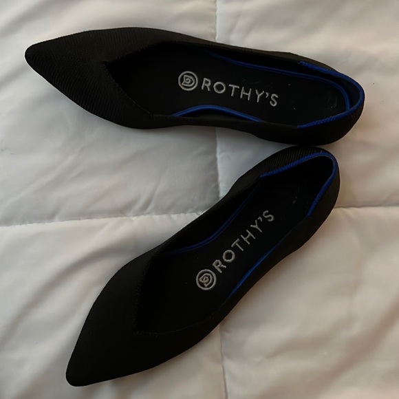Rothy's | Shoes | Black Flats | Poshmark